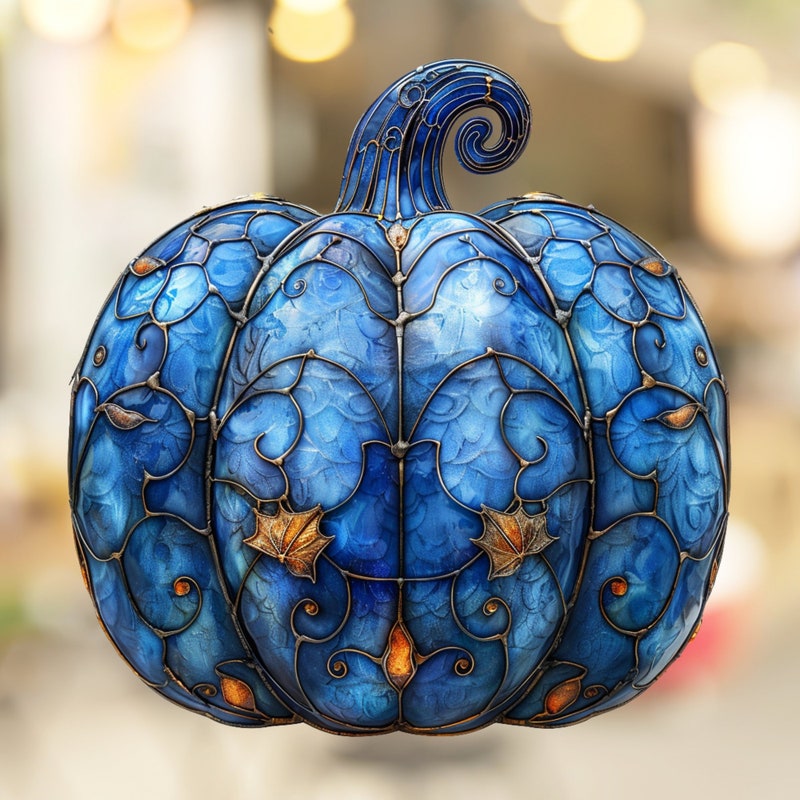 Blue Pumpkin Decor - Etsy
