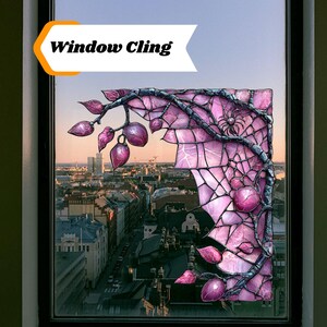 Pink Spiderweb Corner Window Cling Sticker Pink Halloween Decor ...