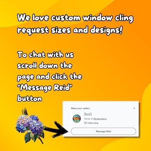 Hydrangea Stained Glass Window Cling Beautiful Flower Window Artwork ...