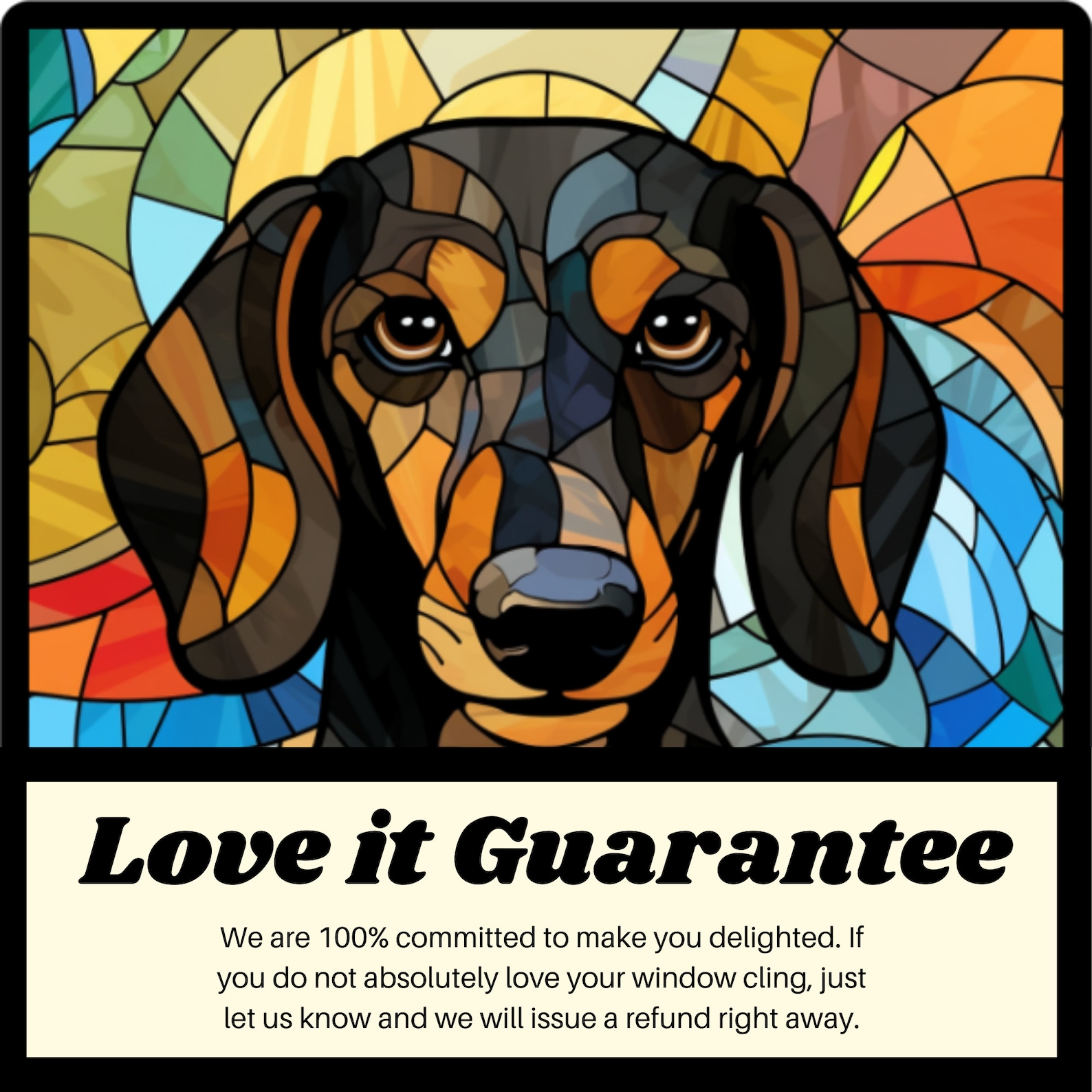 Rooster Stained Glass Window Cling Rooster Window Film Chicken Window ...