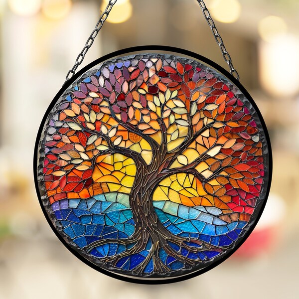 Tree of Life Suncatcher - Etsy