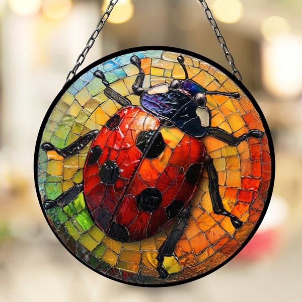 Ladybug Suncatcher - Etsy