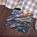 Abalone Stone Ceramic Art Tile Decor for Kitchen Bedroom Bookshelf Book ...