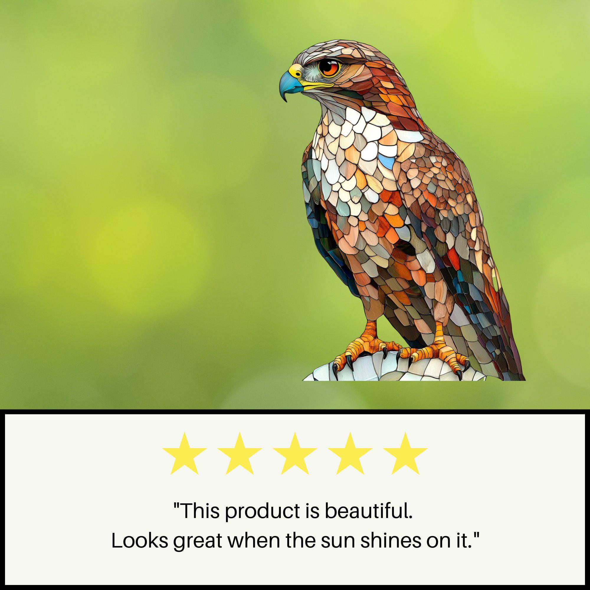 Coopers Hawk Window Cling Sticker Decal Window Film Gift for Bird ...