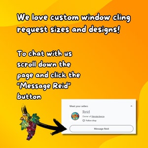 Grapes on the Vine Stained Glass Window Cling Beautiful Flower Window ...