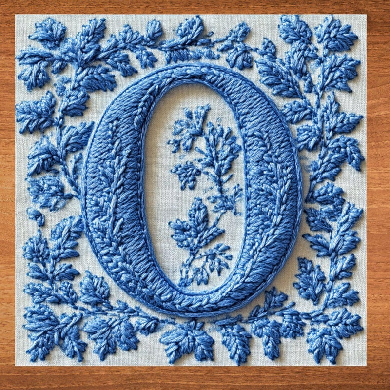 Monogram Letter O - Etsy