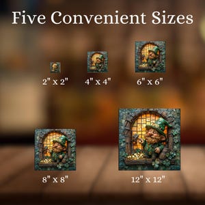 Leprechaun Workshop Ceramic Art Tile Artful Bookshelf Book Nook Wall ...