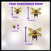 Bumblebee Stained Glass Window Cling Decal Sticker Window Film Reusable ...