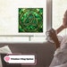 Rich Green Trinity Knot Stained Glass Window Cling to Celebrate Saint ...