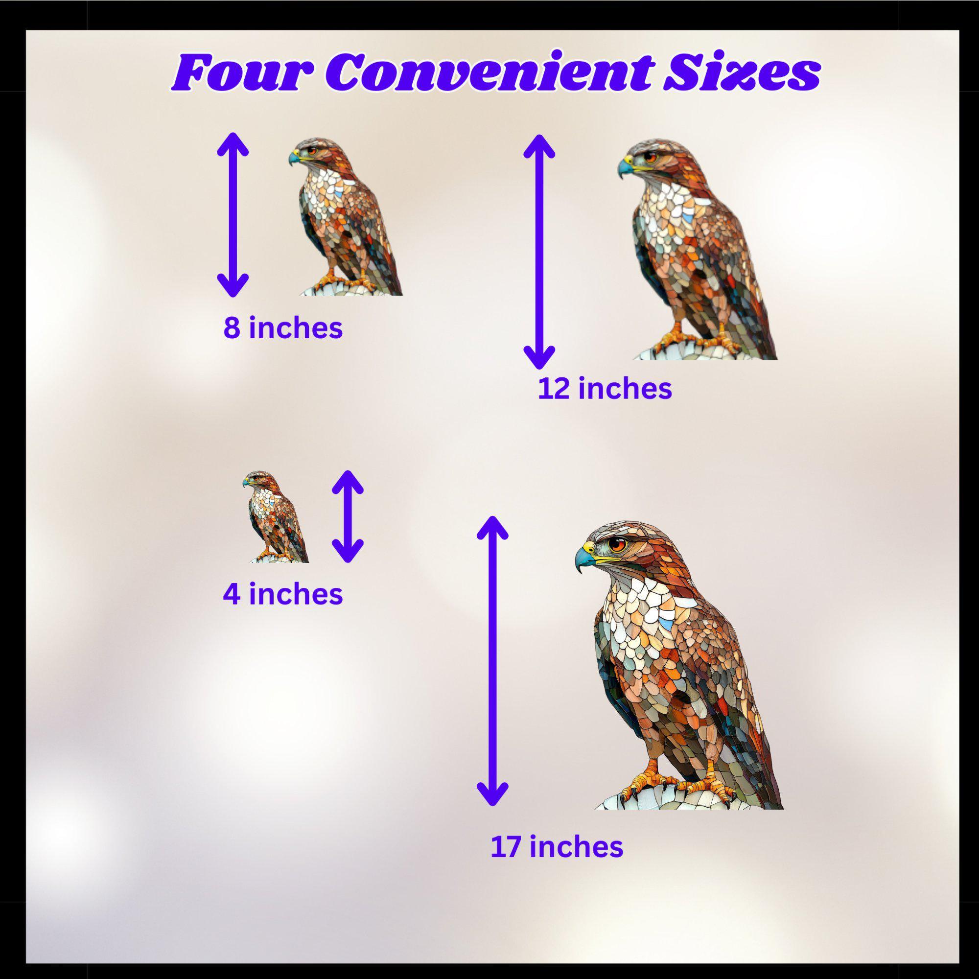 Coopers Hawk Window Cling Sticker Decal Window Film Gift for Bird ...