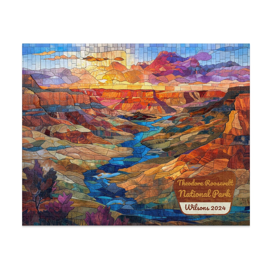 Theodore Roosevelt National Park Jigsaw Puzzle Personalized Message ...