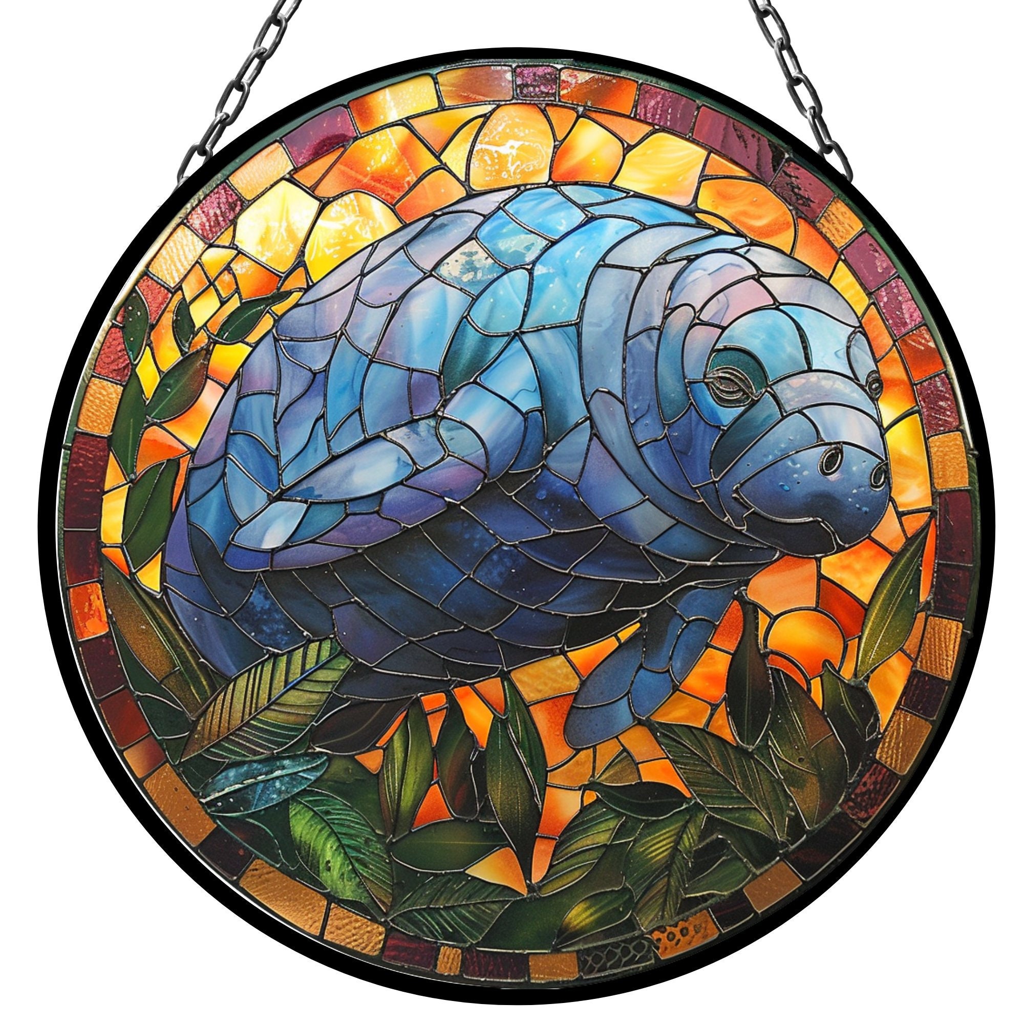 Manatee Suncatcher for Window Decor Gift for Mothers Day Birthday Gift ...