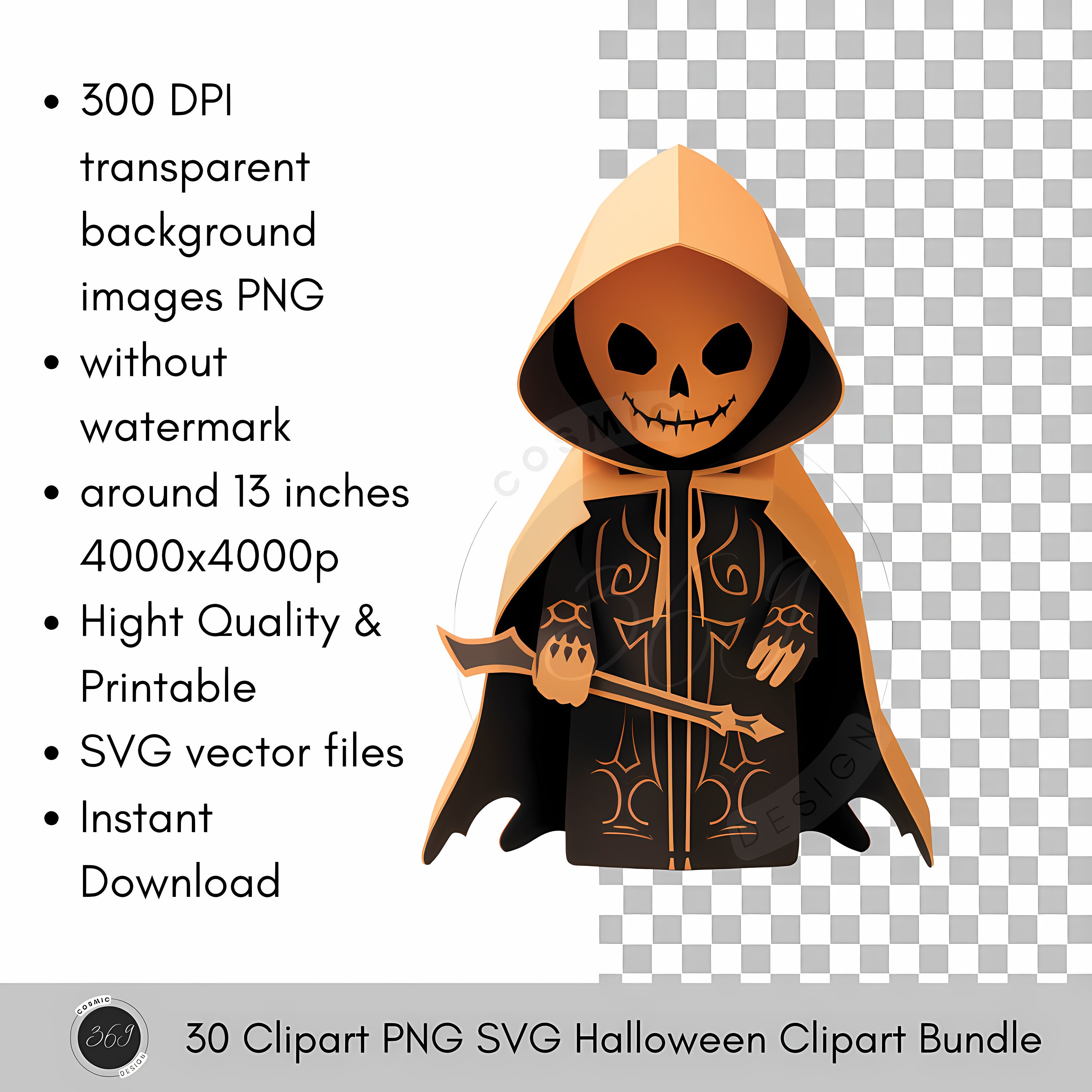 Halloween Clipart Bundle Vampire Clipart 30 PNG SVG Kirigami - Etsy