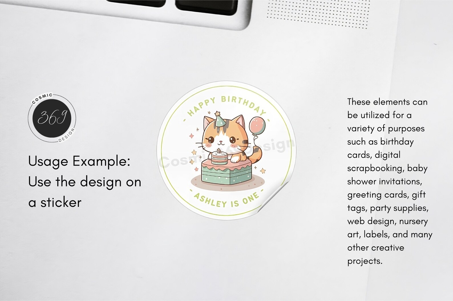 Birthday Cat Clipart Kawaii Birthday Cats Funny Party Clipart ...