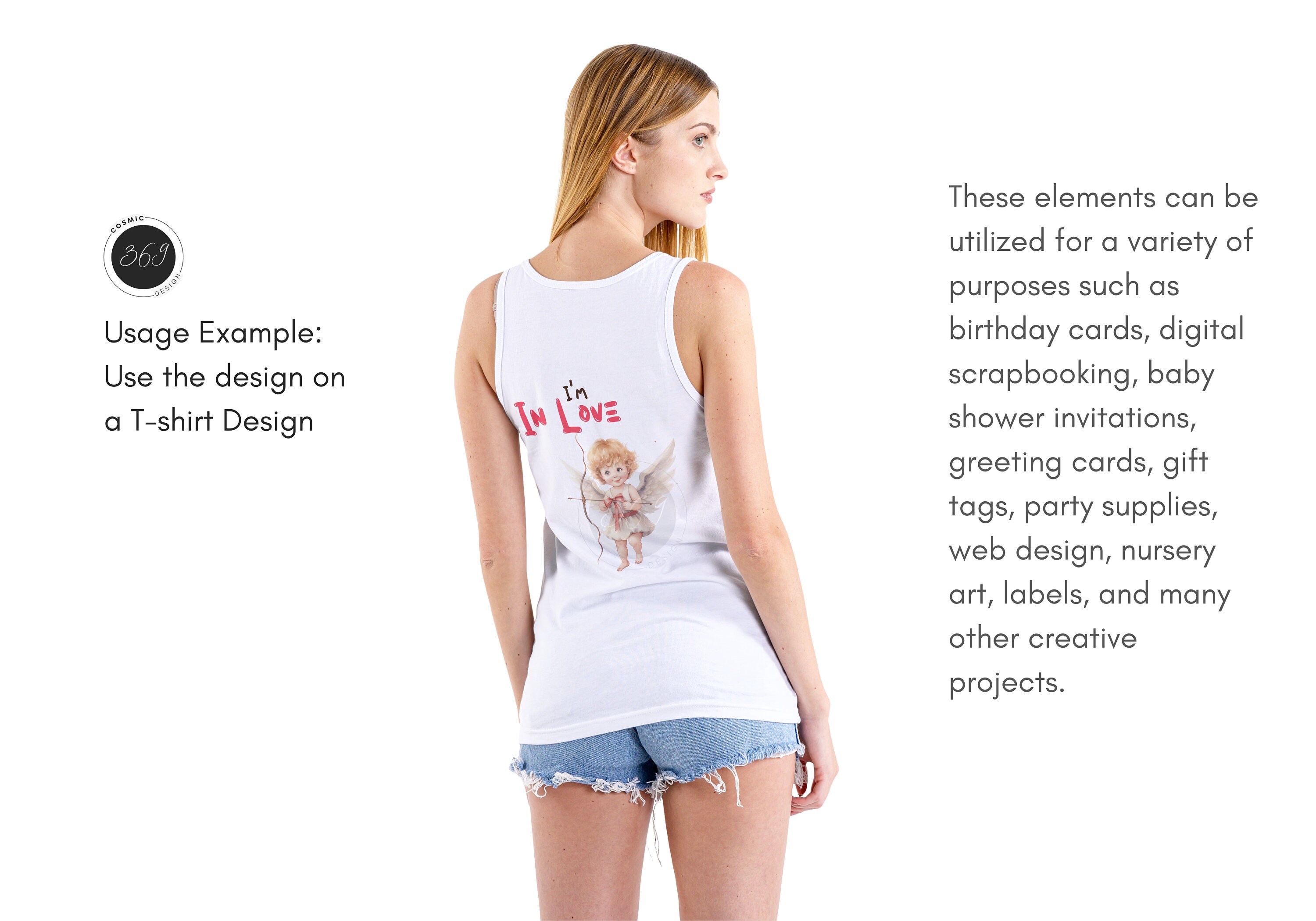 Watercolor Baby Angel Clipart Bundle 25 PNG SVG for Personal ...