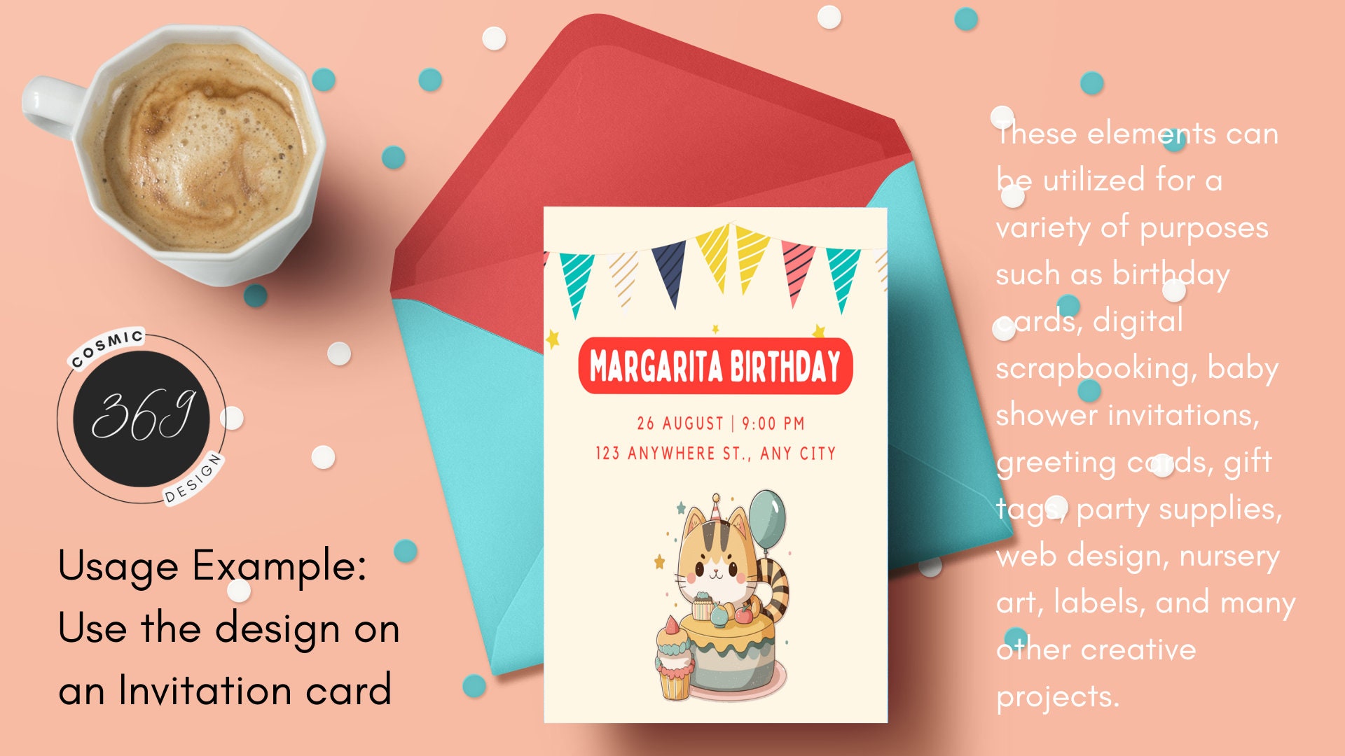 Birthday Cat Clipart Kawaii Birthday Cats Funny Party Clipart ...