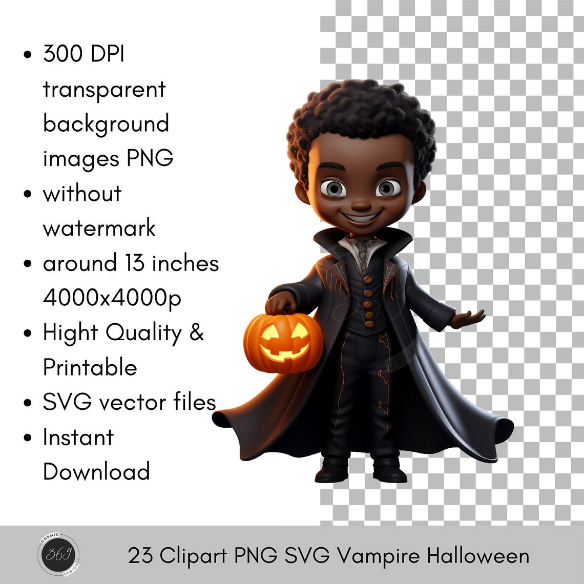 Vampire Clipart Jack Olantern Pumpkin Halloween Clipart - Etsy