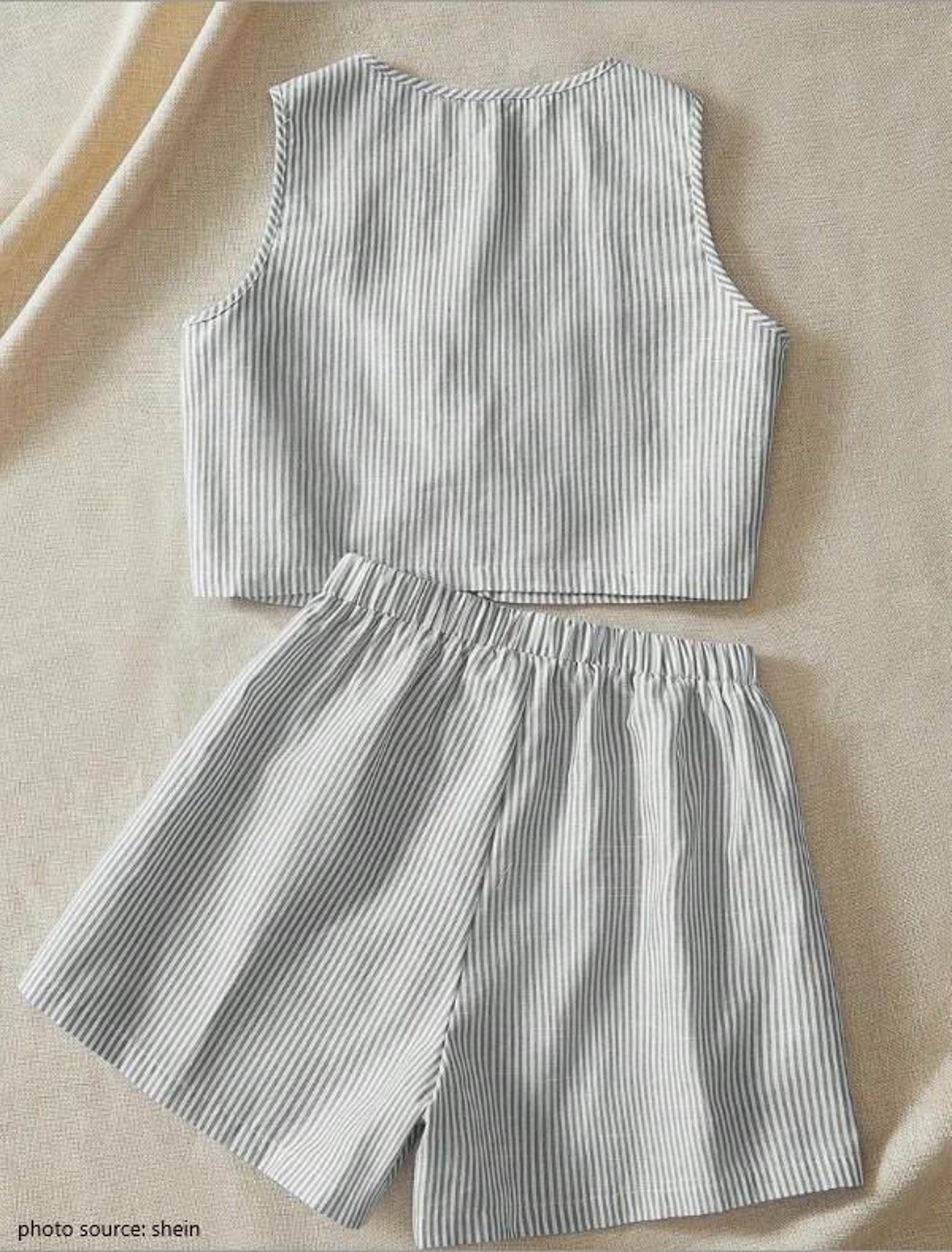 PDF Sewing Pattern: Two-piece Summer Set | Bow Tie Crop Top & High ...