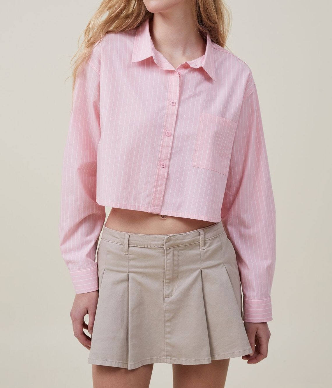 PDF Sewing Pattern - Cropped Dad Shirt Full Long Sleeves in A0 and A4 ...