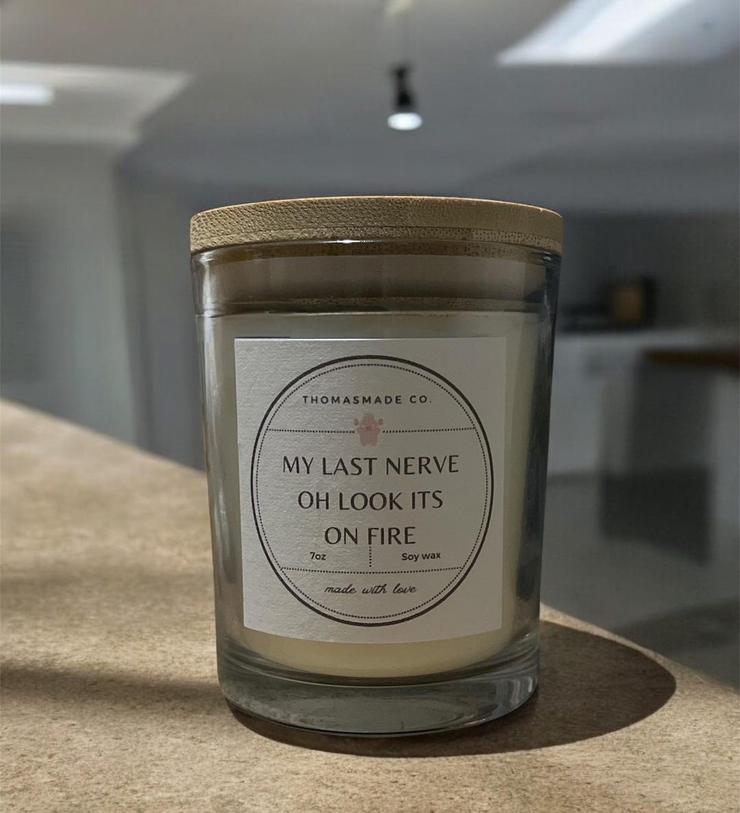 My Last Nerve Oh Look Its on Fire 7oz Candle, Hilarious, Perfect Gift ...