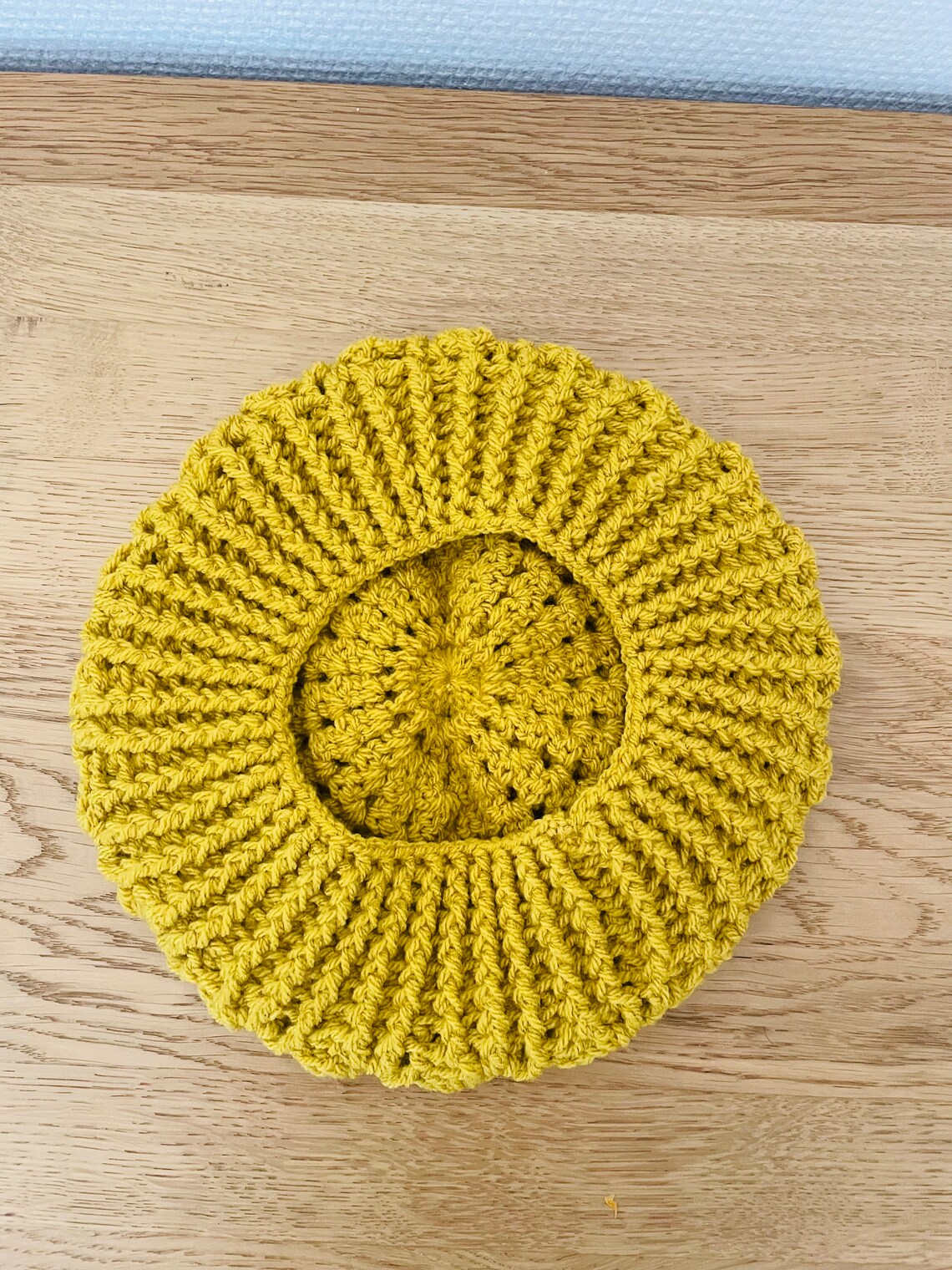 Womens Beret Crochet Beret Dark Yellow Beret Mustard Beret - Etsy