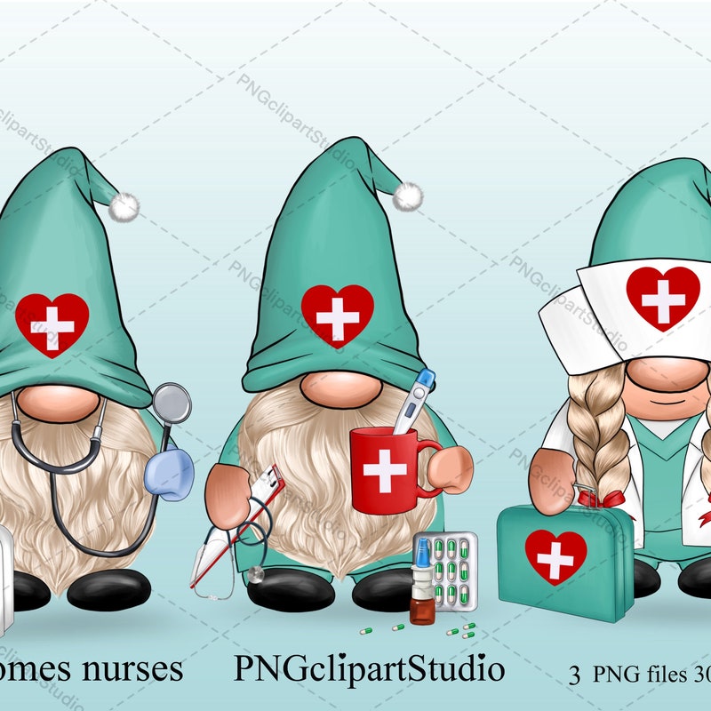 Medical Gnomes Png - Etsy