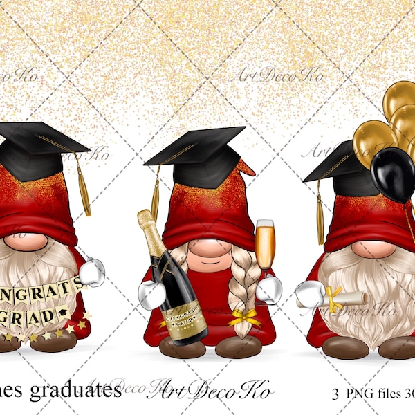 Gnome Clipart - Etsy