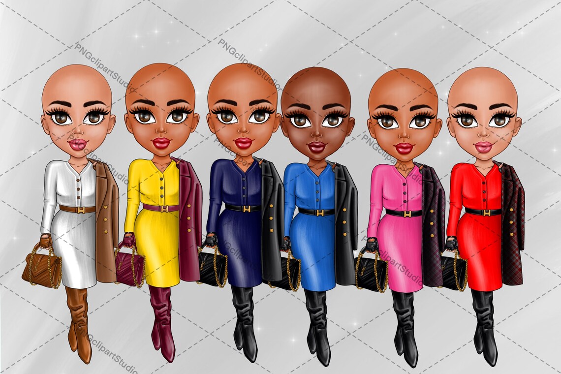 Chibi Doll Clipart, Chibi Girl Clipart, Boss Chibi Clipart. Chibi Doll ...