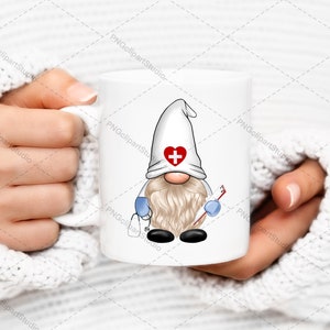 Medical Gnomes, Gnome Nurse, Nurse Gnome Png, Nurse Hat,stethoscope Png ...