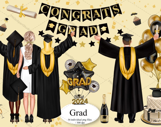 Graduation Clipart, Graduation Students, Graduate Planner Stickers ...