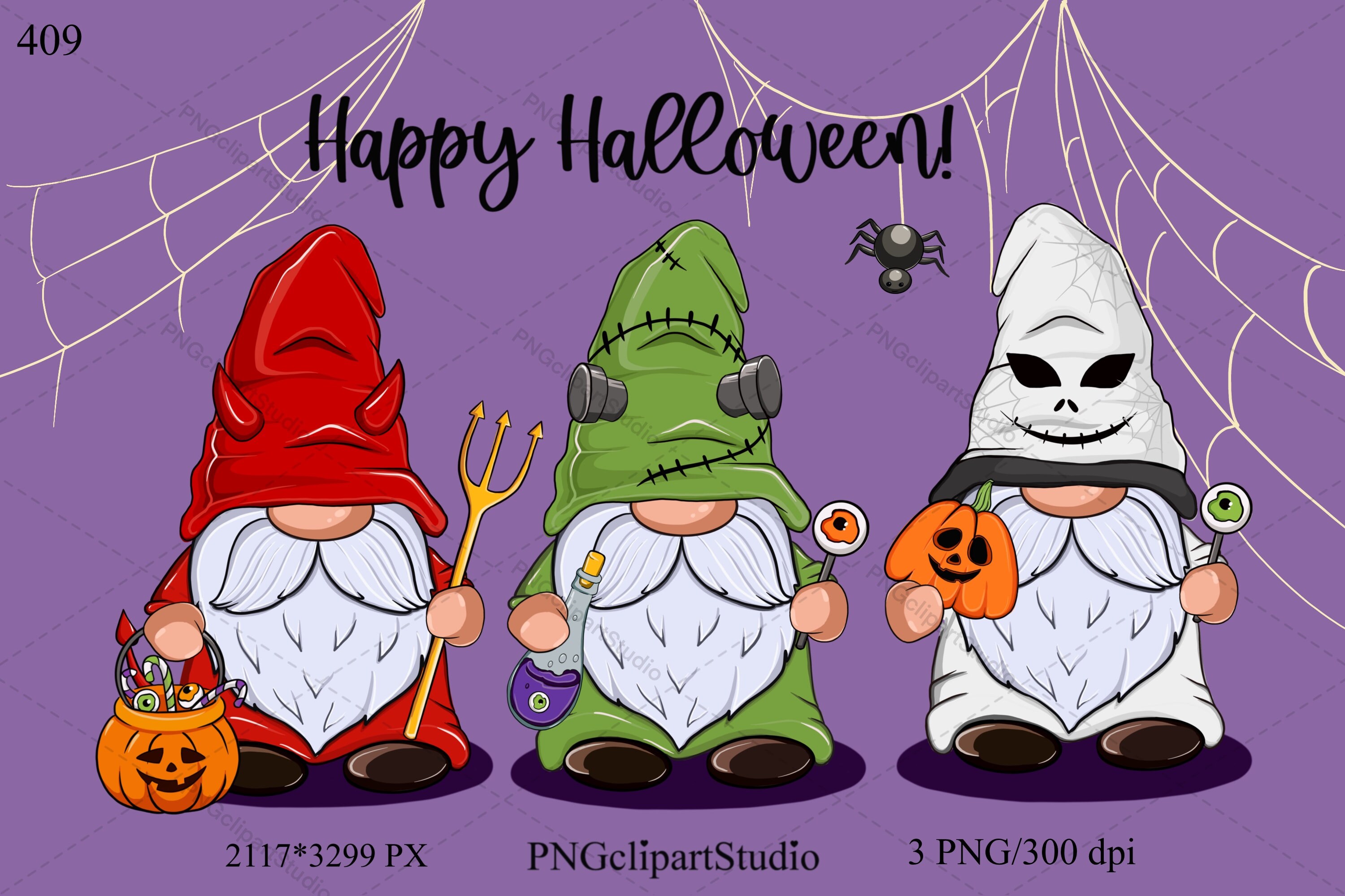 Halloween Gnomes Pnggnomes Png Witch Gnomes Halloween Png - Etsy