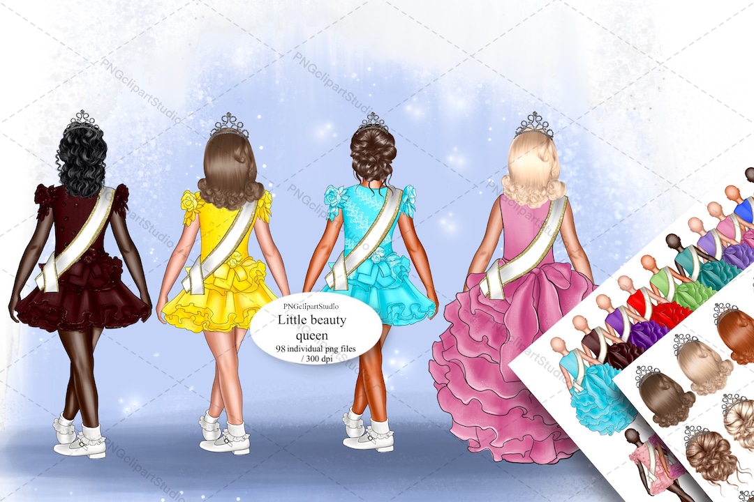 Little Beauty Queen Print, Personalized Pageant Print, Little Princess ...