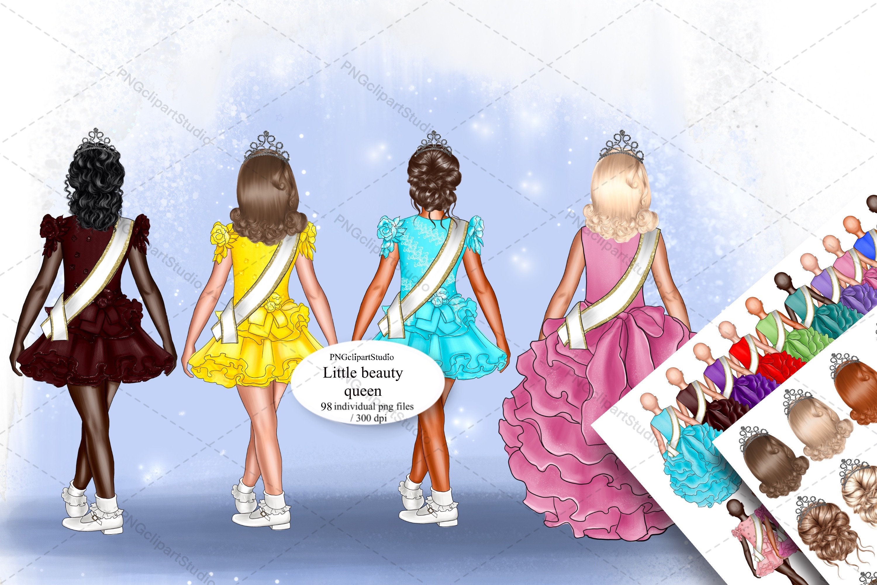 Little Beauty Queen Print, Personalized Pageant Print, Little Princess ...