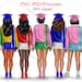 Graduation Clipart, College Senior Clipart Fashion Illustrations ...