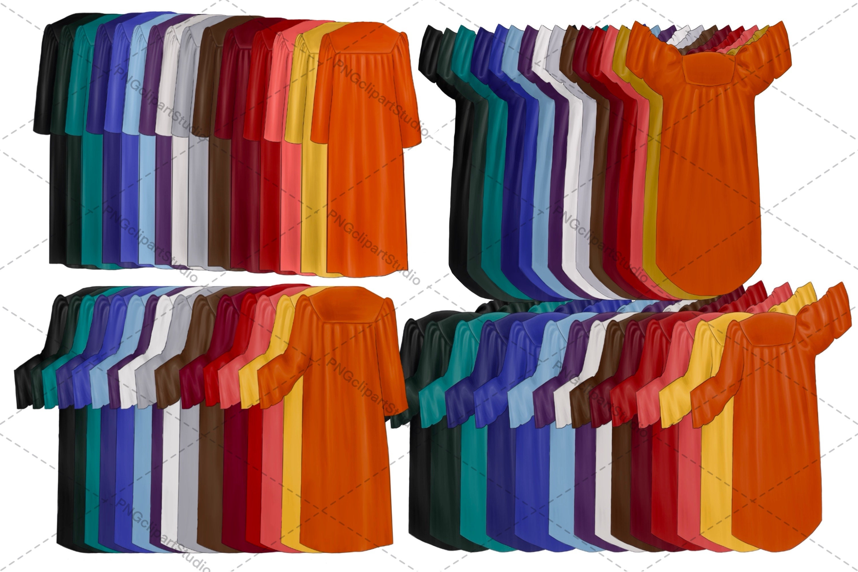 Graduation Girls Clipart, Sublimation, PNG, DIY Portrait Creator ...