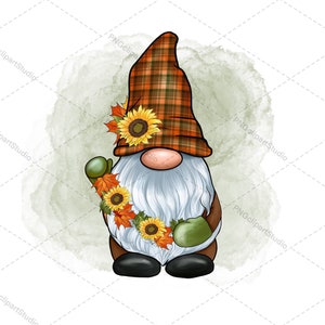 Fall Autumn Gnomes, Gnome Clipart Png - Etsy