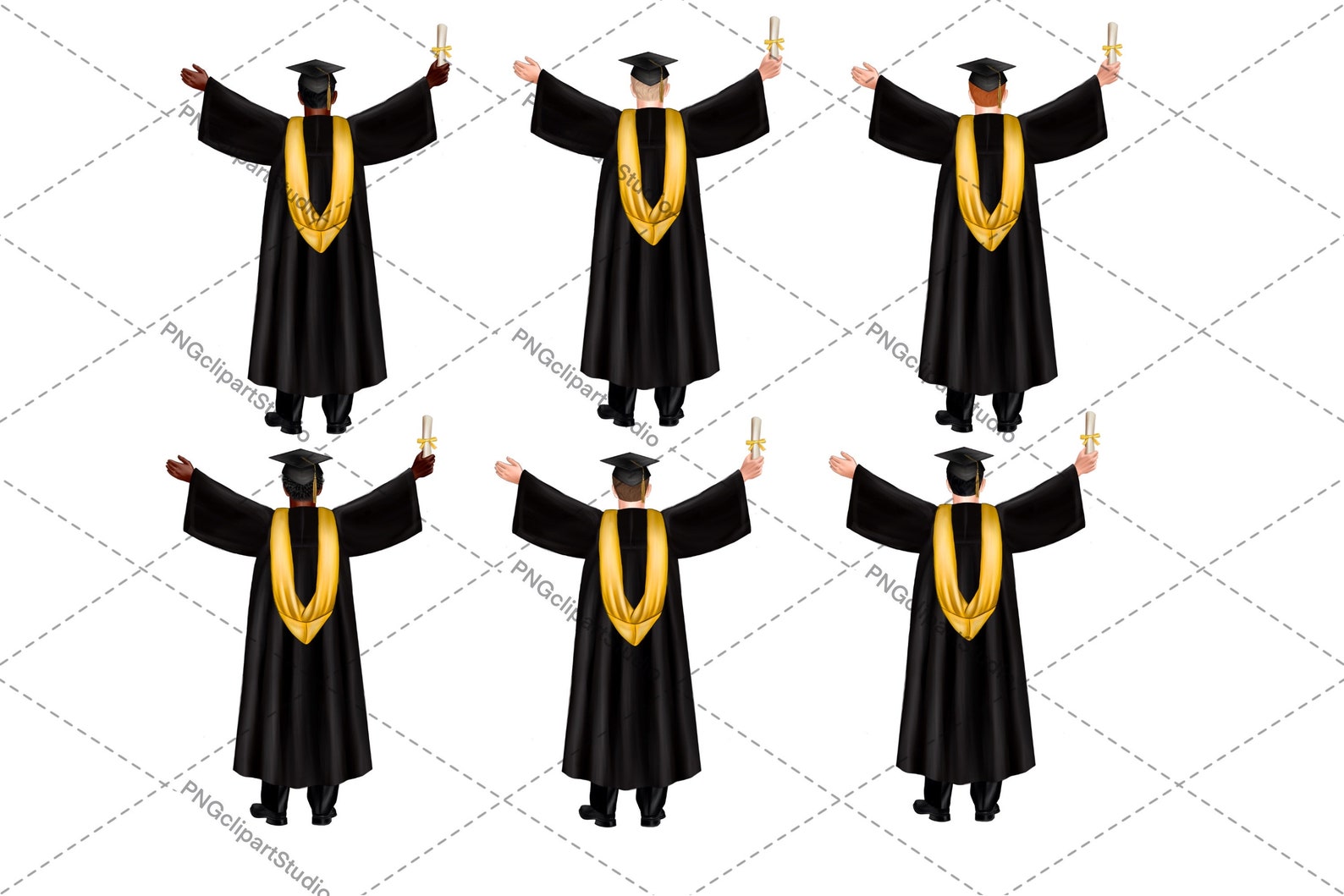 Graduation Clipart, Graduation Students, Graduate Planner Stickers ...