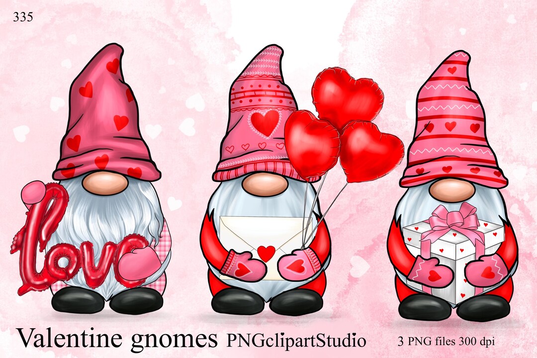 Valentines Day Gnomes - Etsy