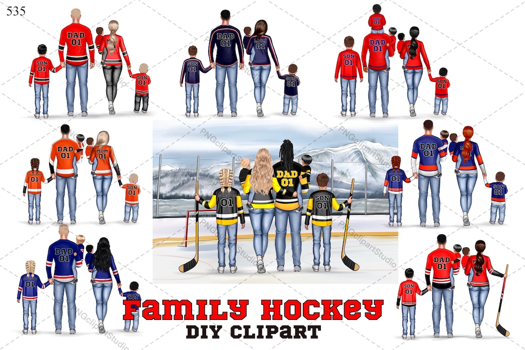 Hockey Family Clipart: "hockey Clipart" Hockey Jerseys Sports Clipart ...