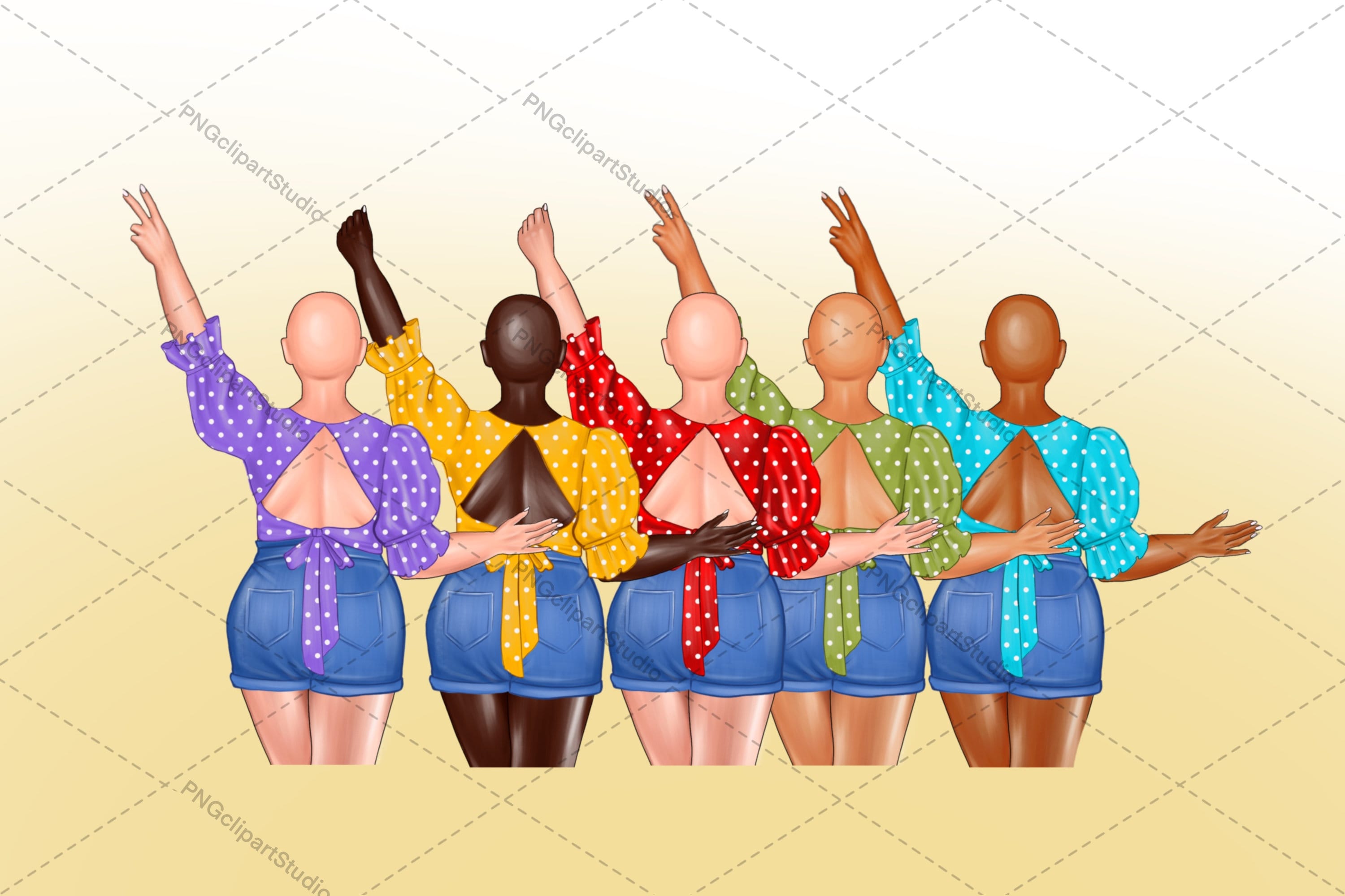 Best Friends Clipart, Customizable Clipart, Mug Drawing, Sublimation ...