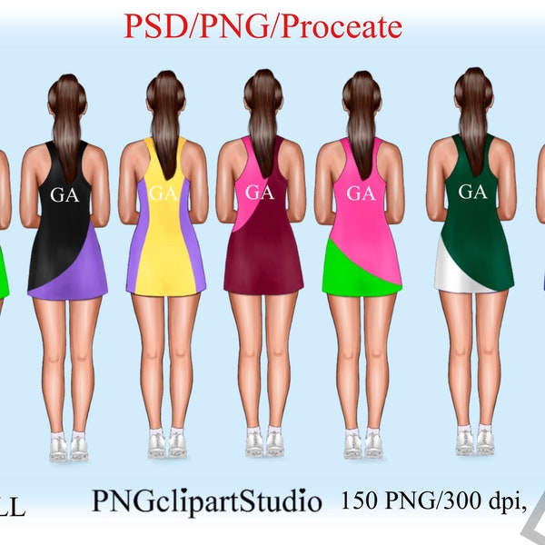 Netball Clipart - Etsy UK