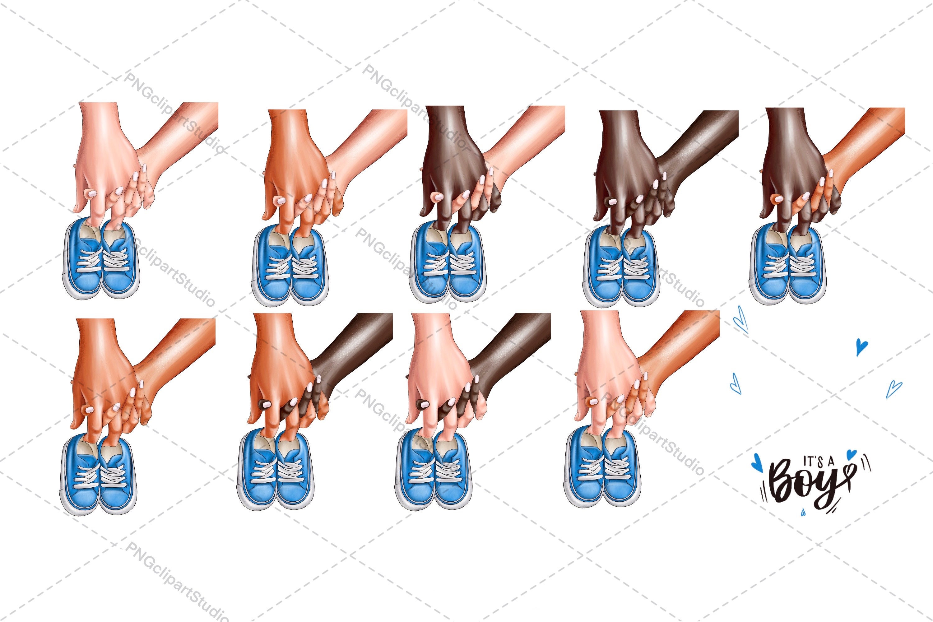 Clipart Future Parents Clipart Family It's a Boy - Etsy