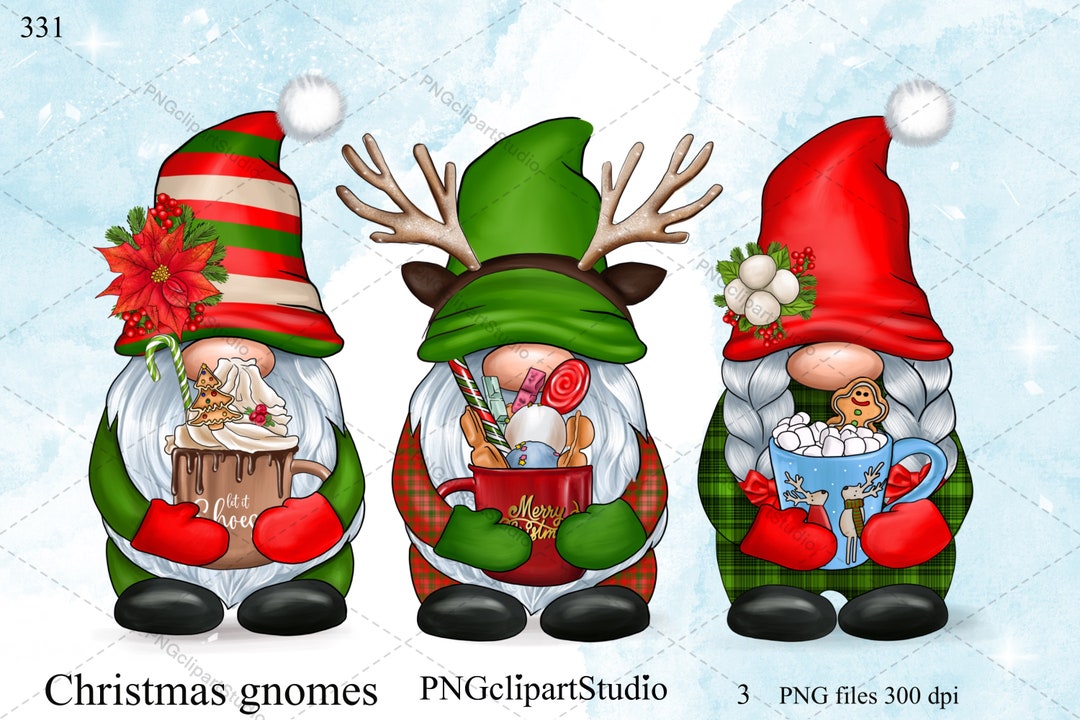 Merry Christmas Gnomes Png, Christmas Gnomes Png, Christmas Gnome,gnome ...