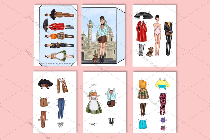 Paper Doll, PDF, Digital Download, Paper Play, Paper Craft - Etsy