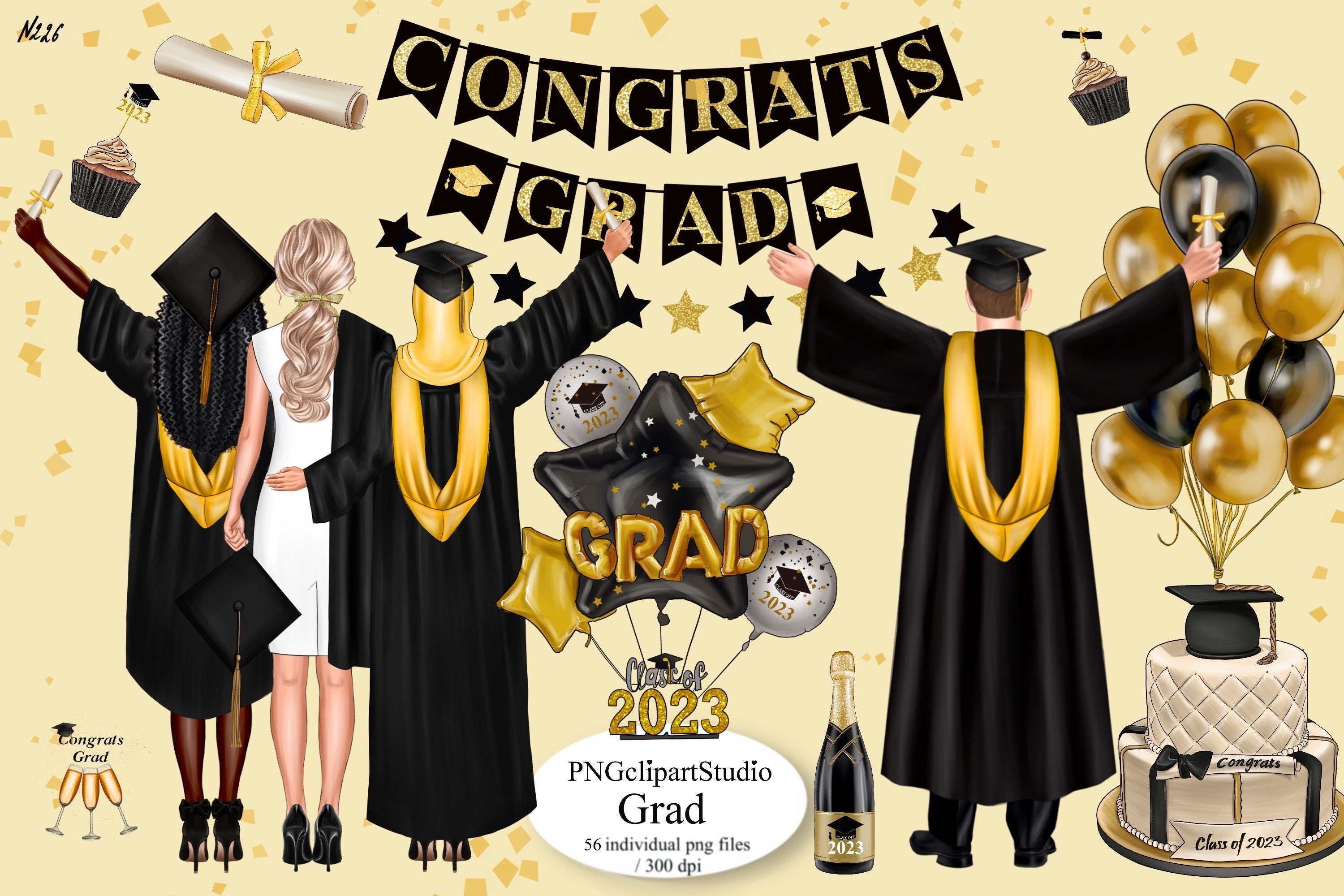 Graduation Clipart Graduation Students Graduate Planner - Etsy