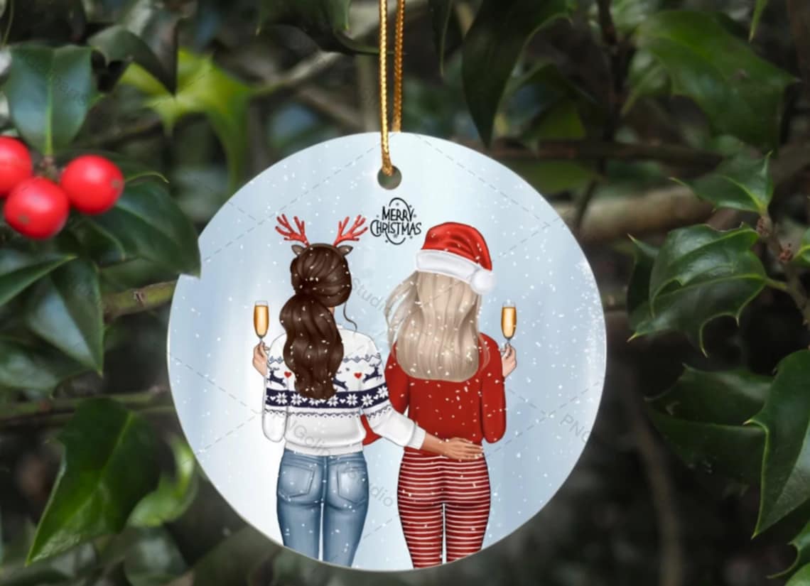 Christmas Holidays Clipart, Best Friends Clipart, Christmas Besties ...