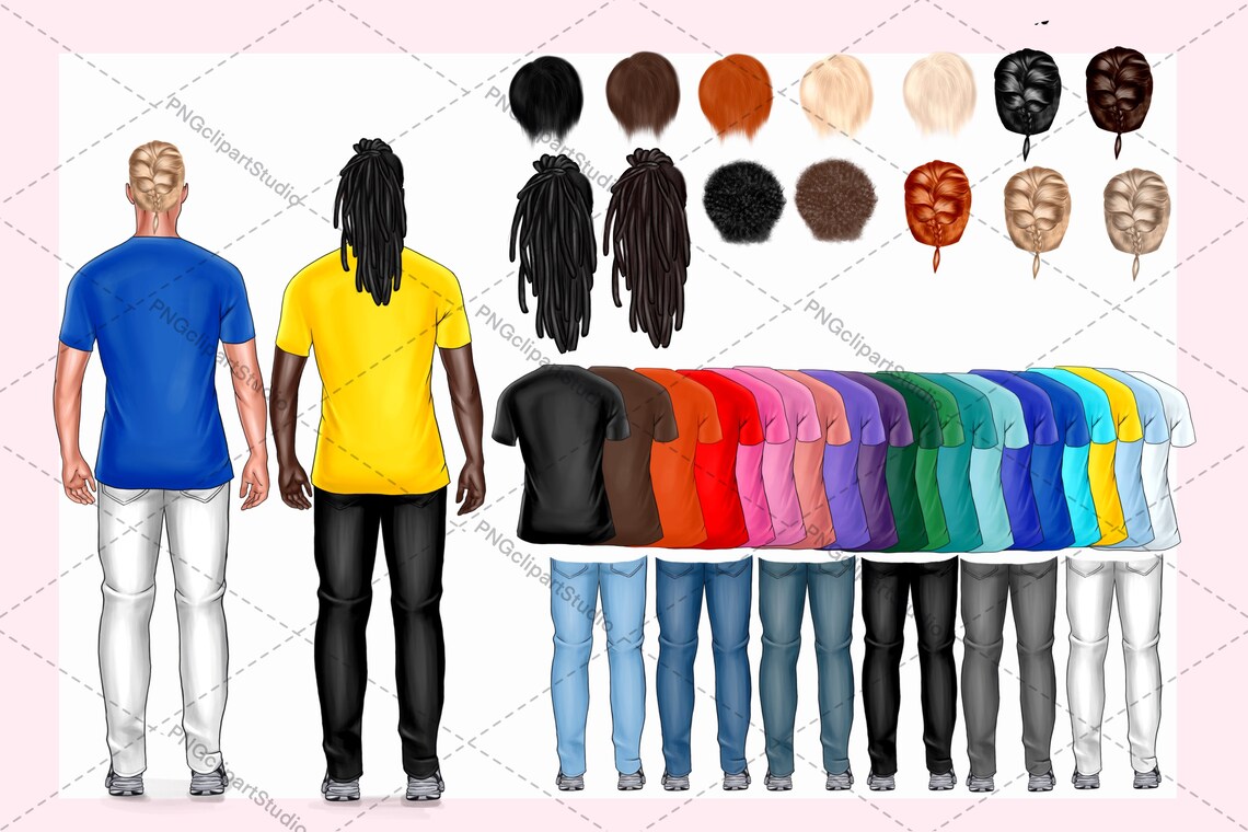 Male Clipart: men FIGURES Clipart, Boy Hairstyle, Fathers Day Clipart ...