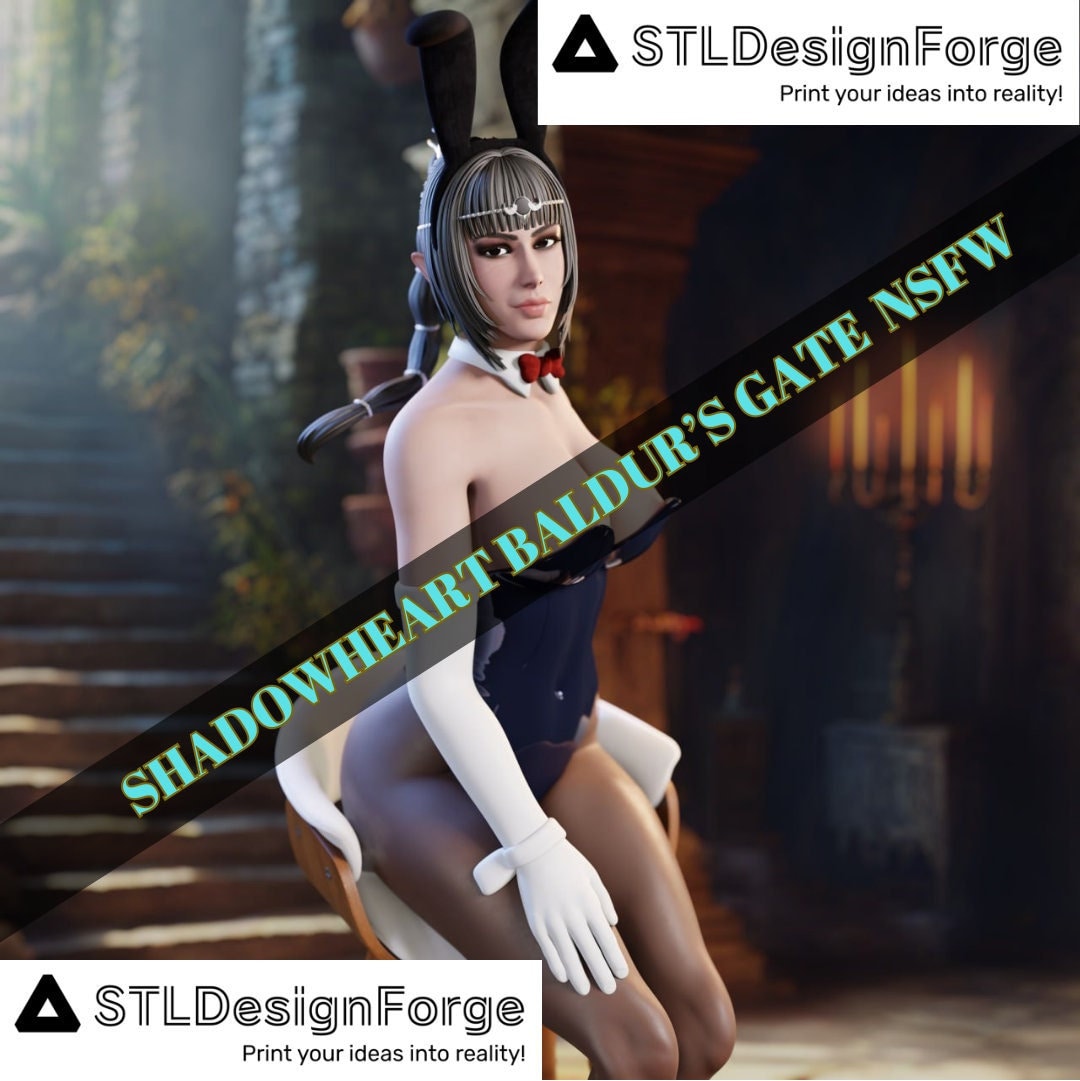 Shadowheart Bunny NSFW STL Model Baldur's Gate 3 Nsfw - Etsy Australia