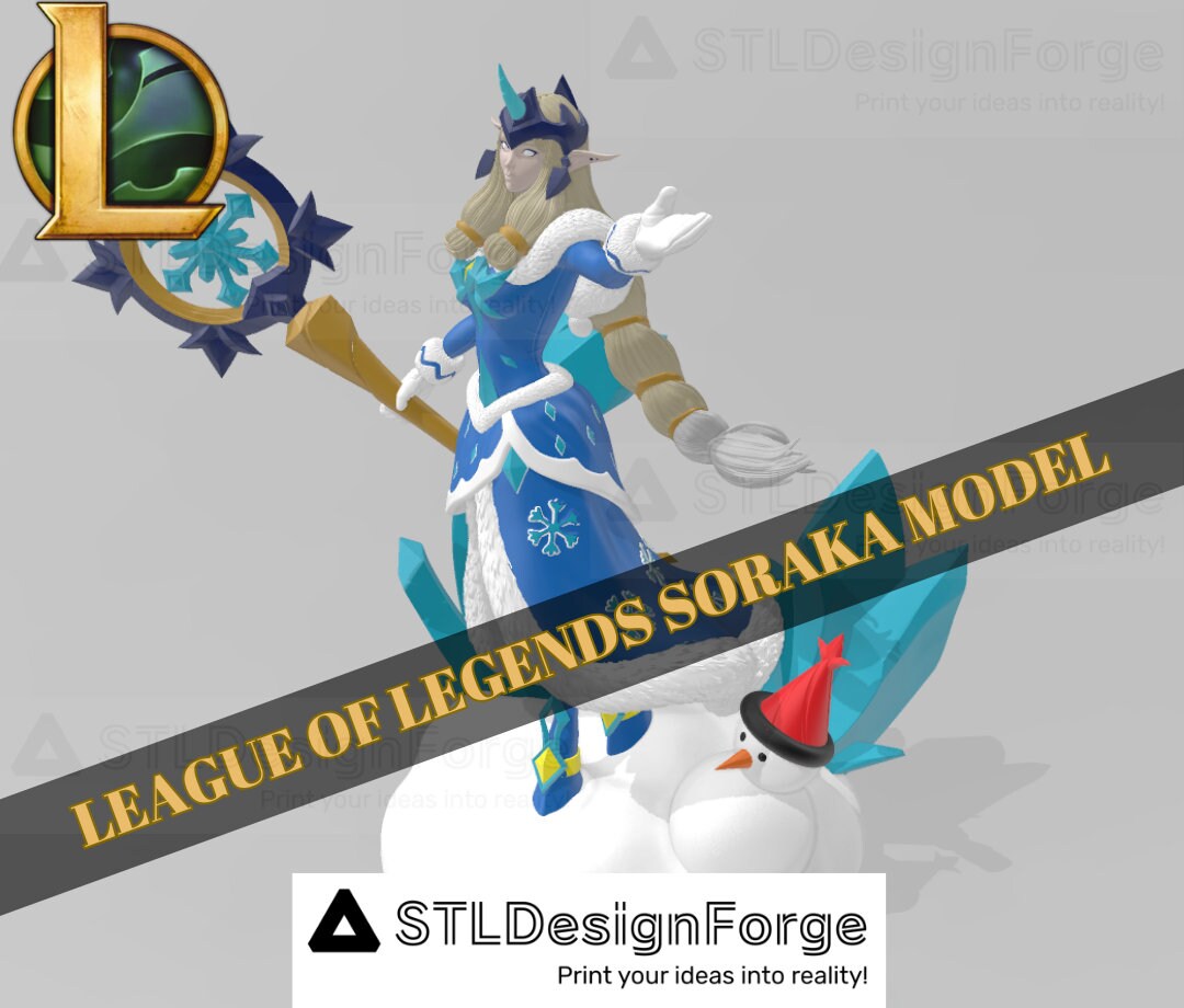 League of Legends Soraka STL Model High Detailed Collectible - Etsy
