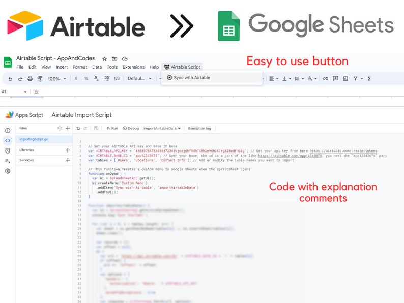 Instant Airtable to Google Sheets Sync - Super-easy, Super-fast Data Management Tool, Step-by ...